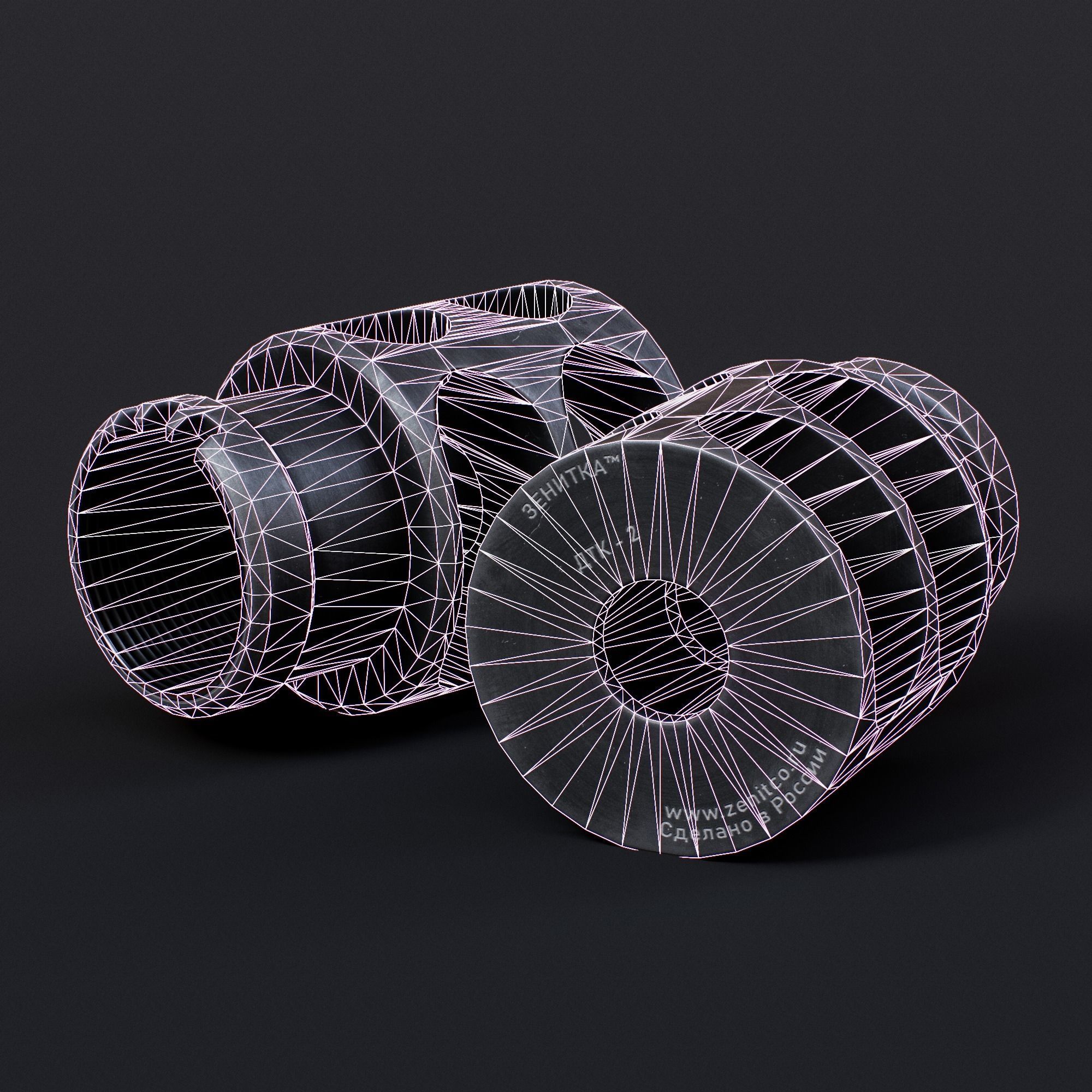 3D model Zenit DTK-2 Muzzle Brake VR / AR / low-poly | CGTrader