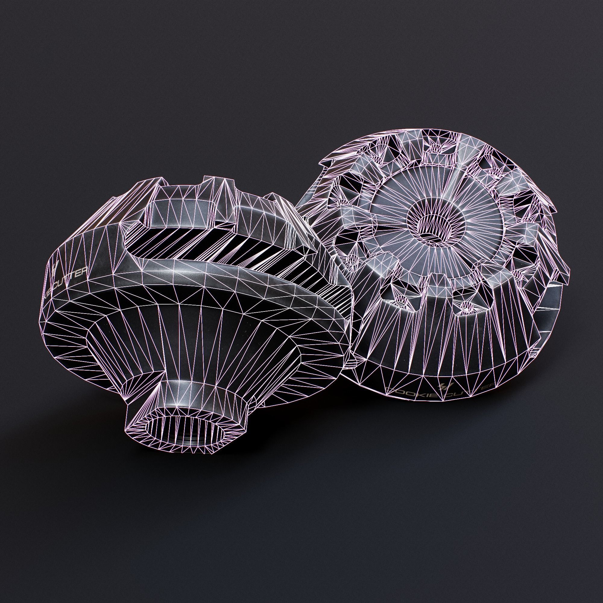 3D model Strike Industries Cookie Cutter Muzzle Brake VR / AR / low ...