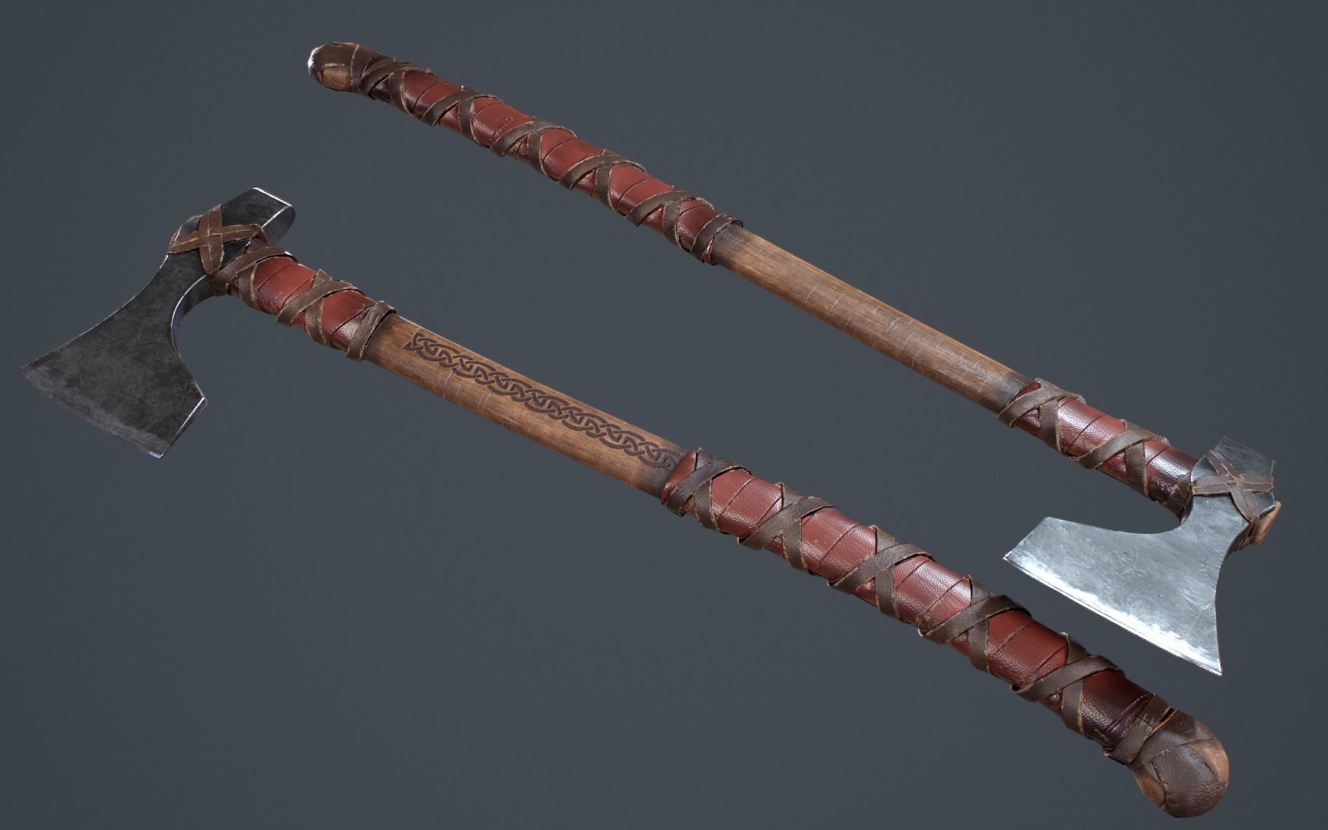 3D model Viking Long Axe VR / AR / low-poly | CGTrader
