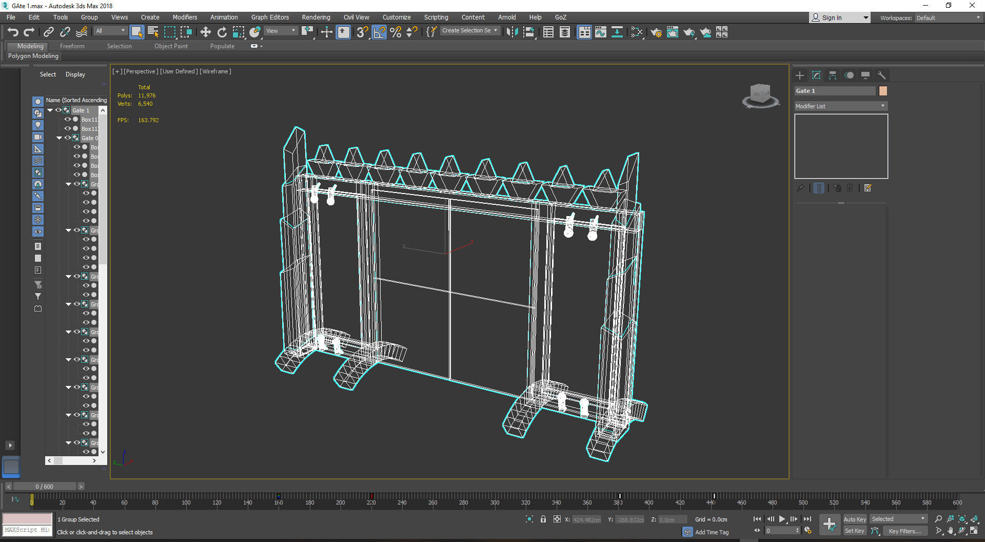 3D Animation Gate for max and lumion 3D model animated | CGTrader