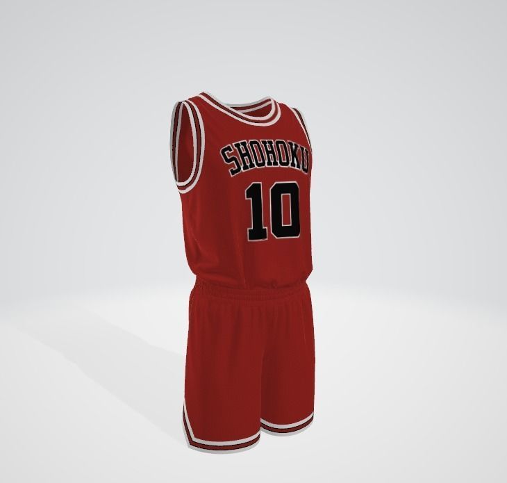 Basketball uniform Slam Dunk 3D model | CGTrader