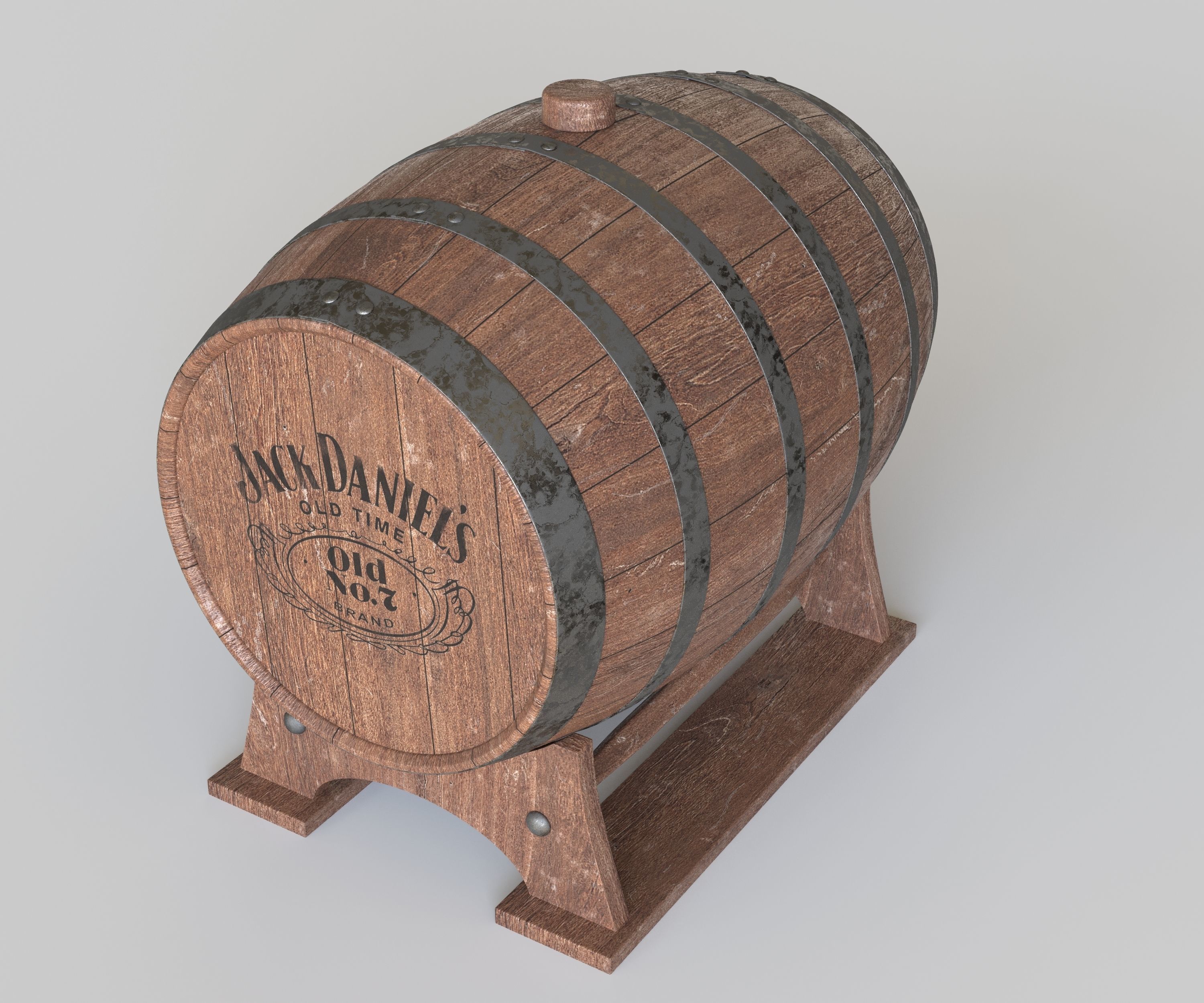 Whiskey Barrels 3D model | CGTrader