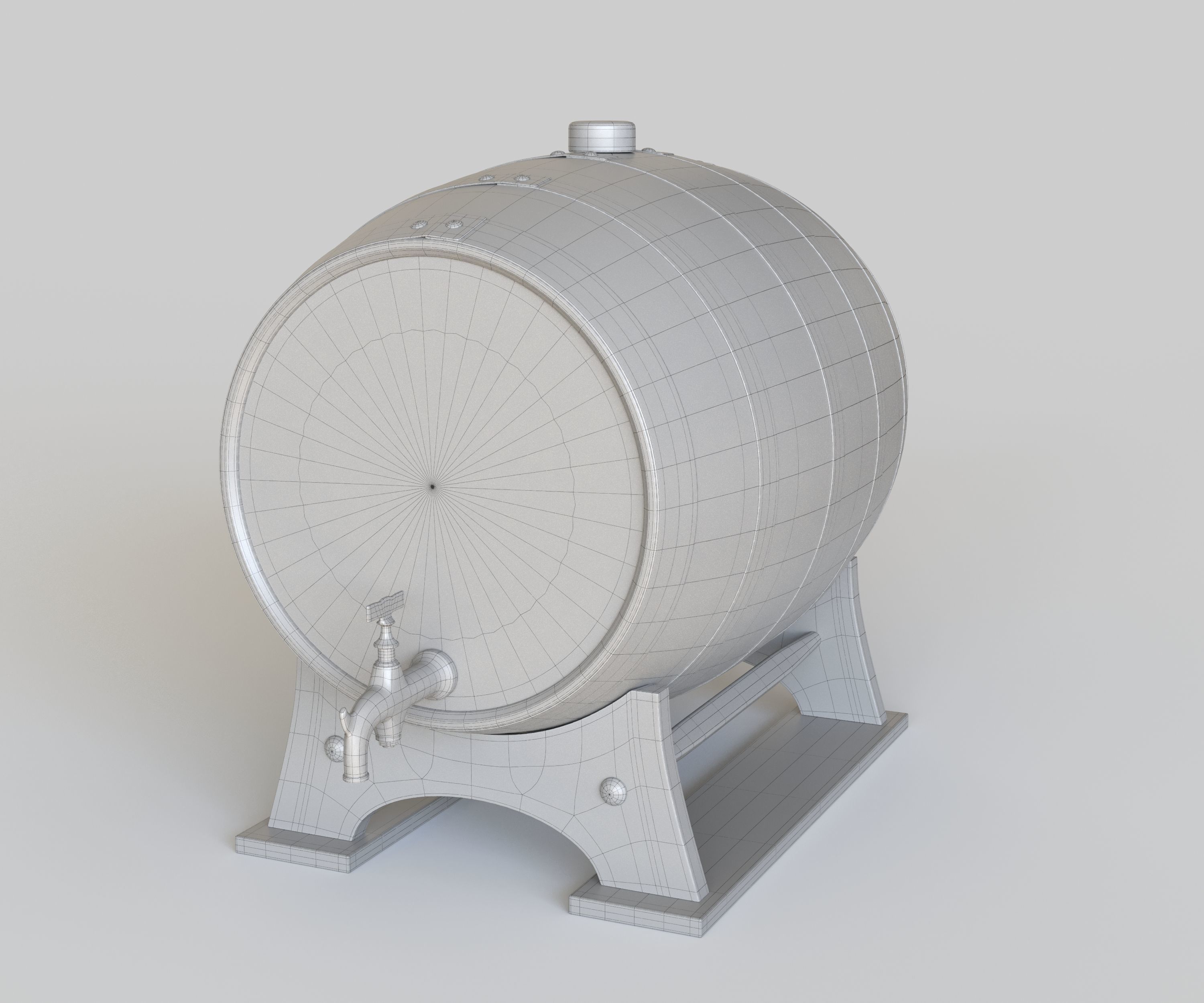 Whiskey Barrels 3D model | CGTrader