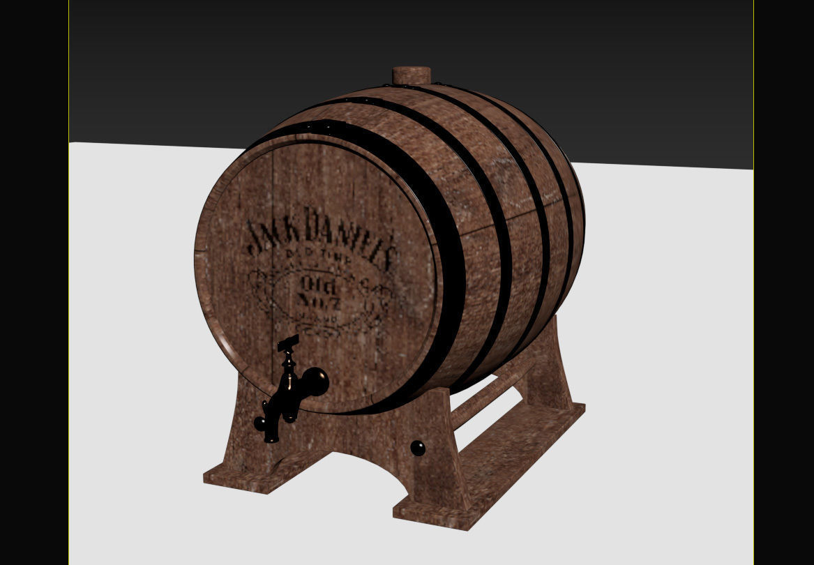 Whiskey Barrels 3D model | CGTrader