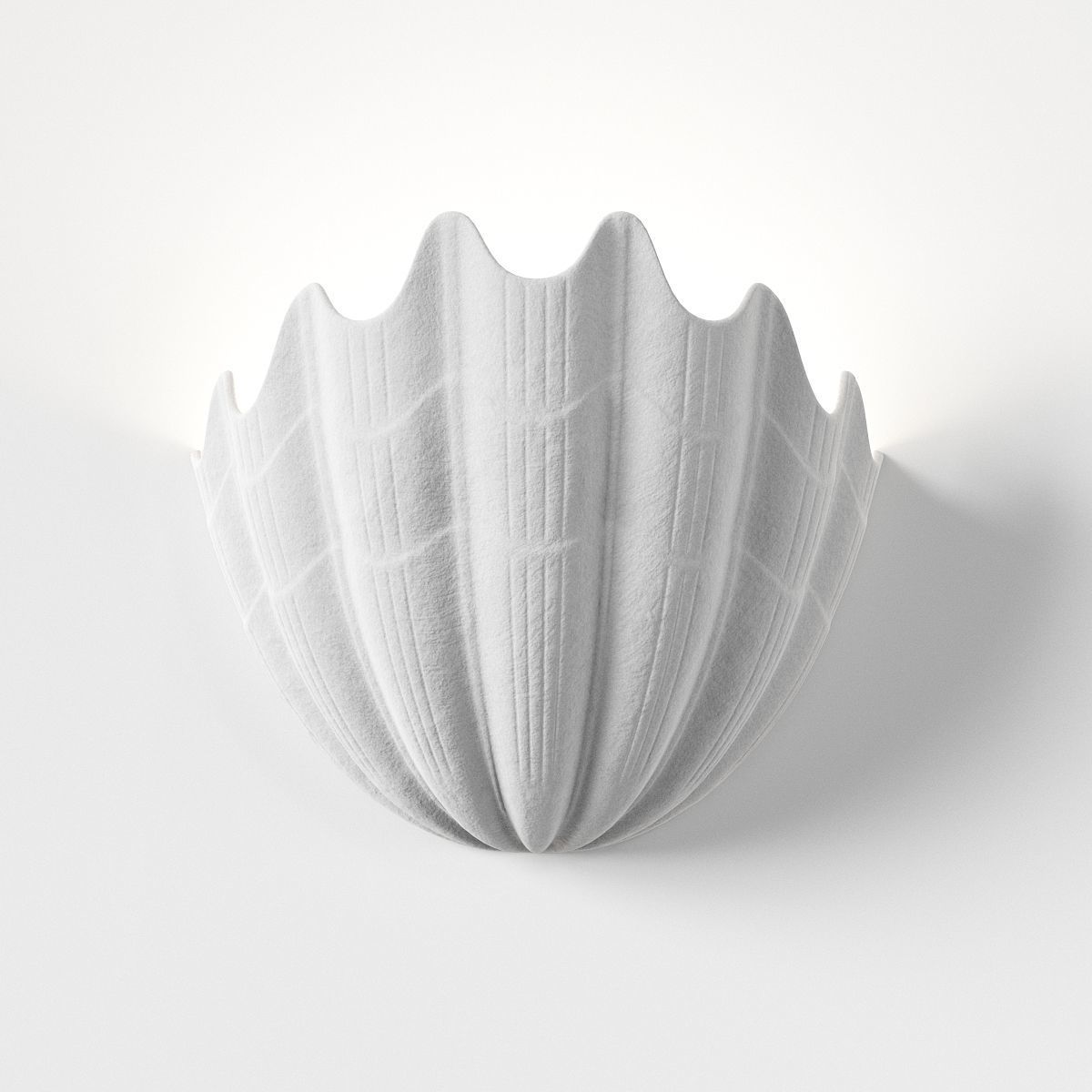 Plaster Shell Uplighter by Rose Uniacke 3D model | CGTrader