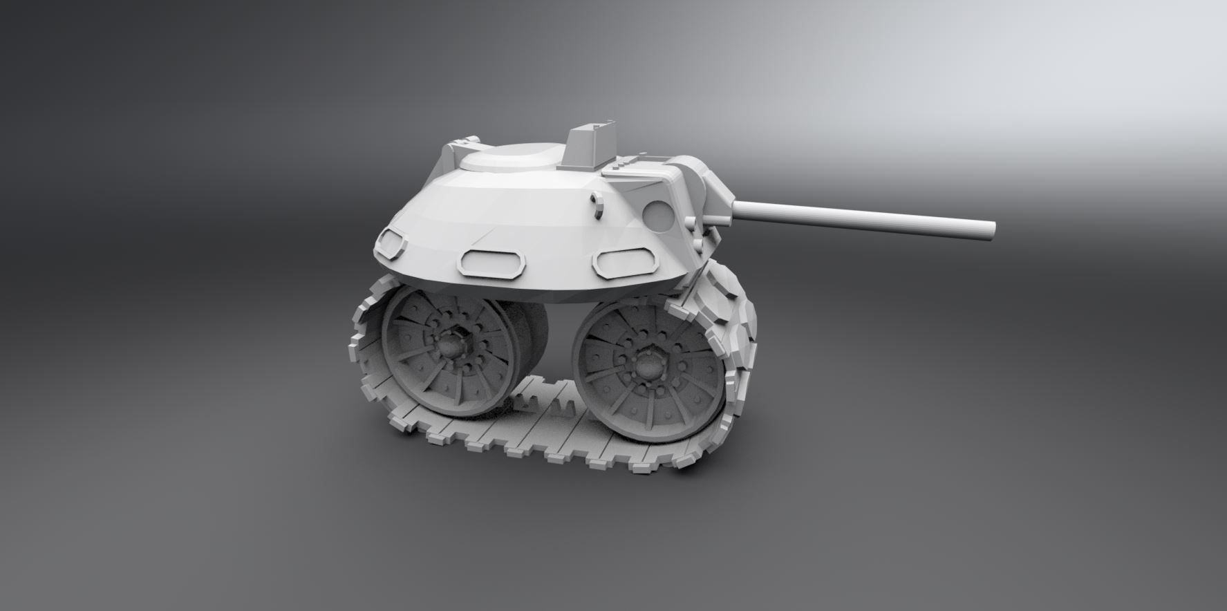 Tonk Scale Model 3D model 3D printable | CGTrader