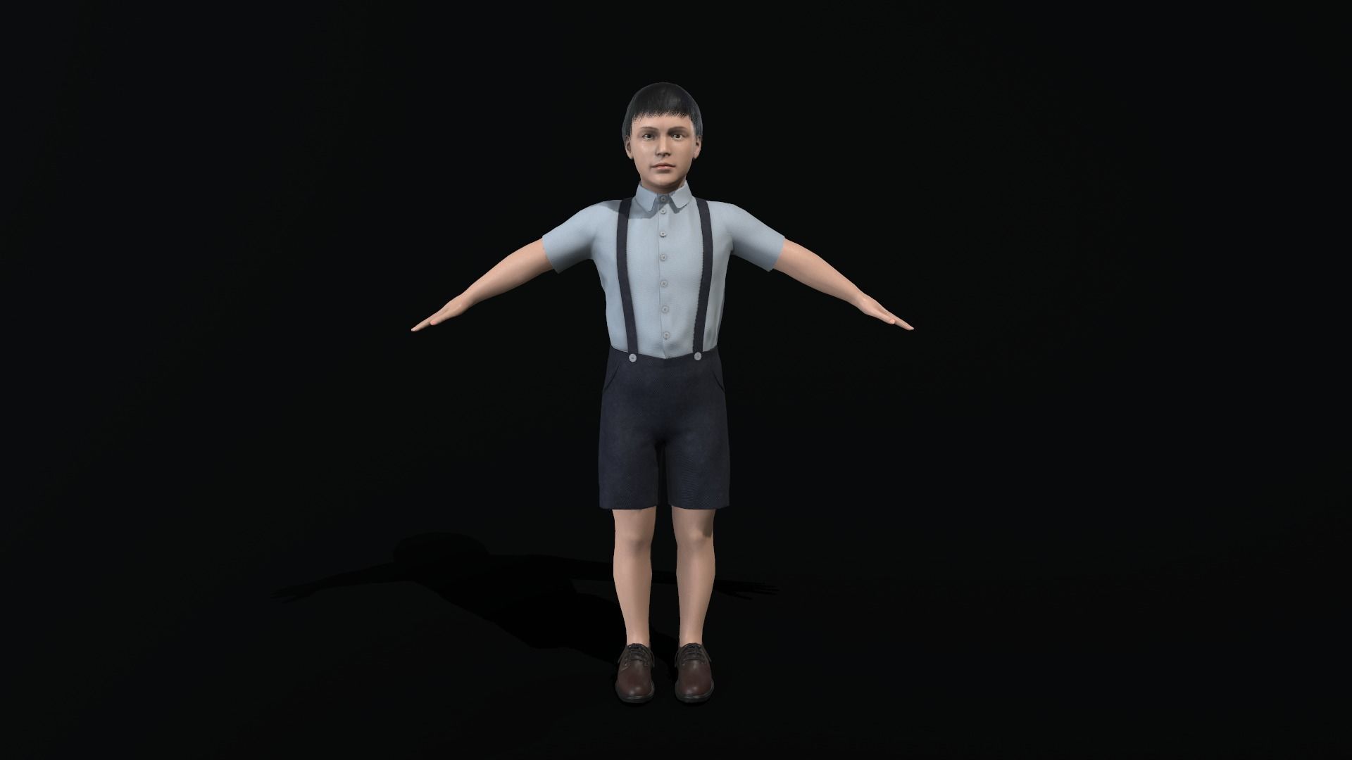 3D model Horror Boy VR / AR / low-poly | CGTrader
