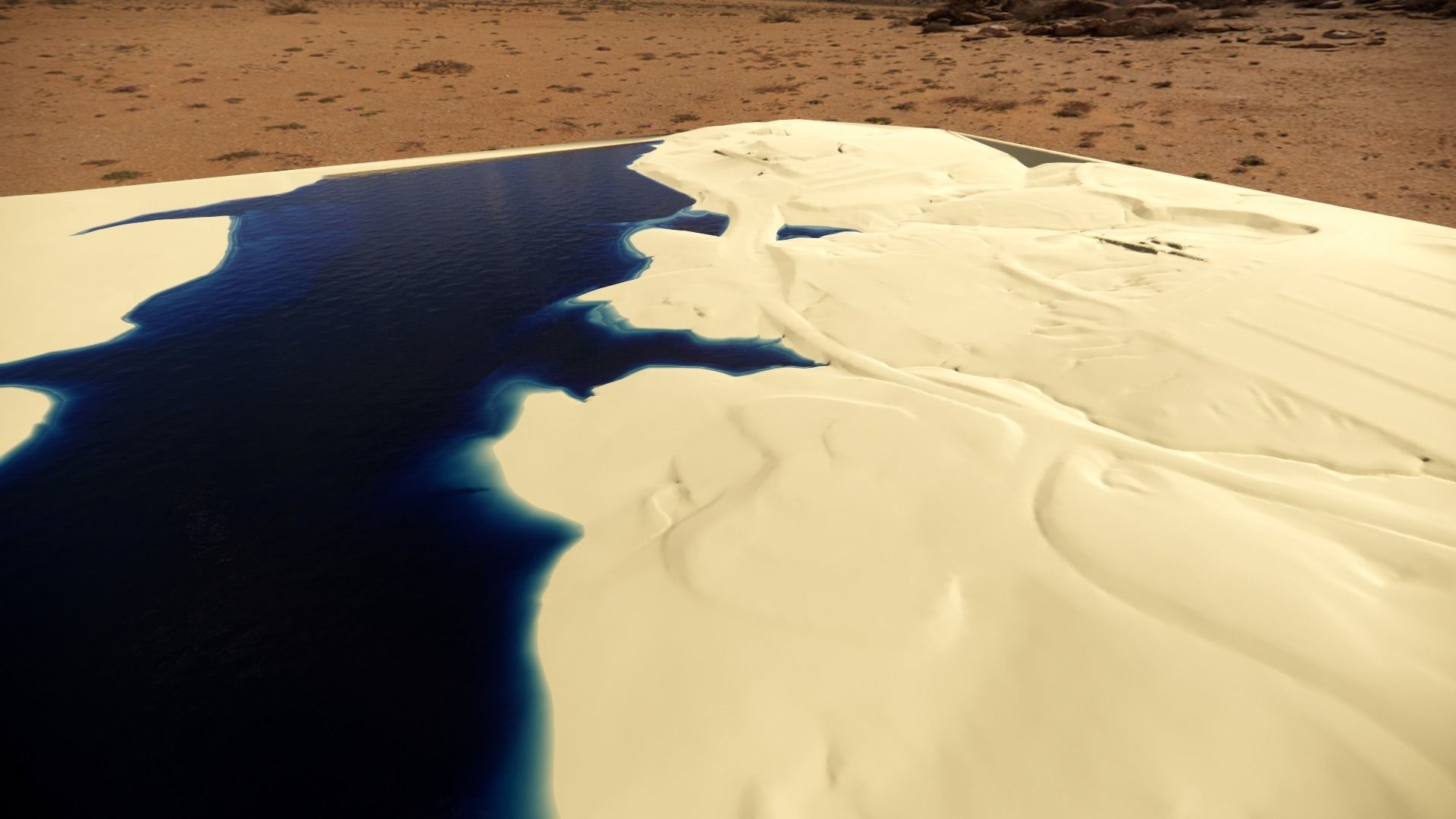 Revit desert landscape free 3D model | CGTrader