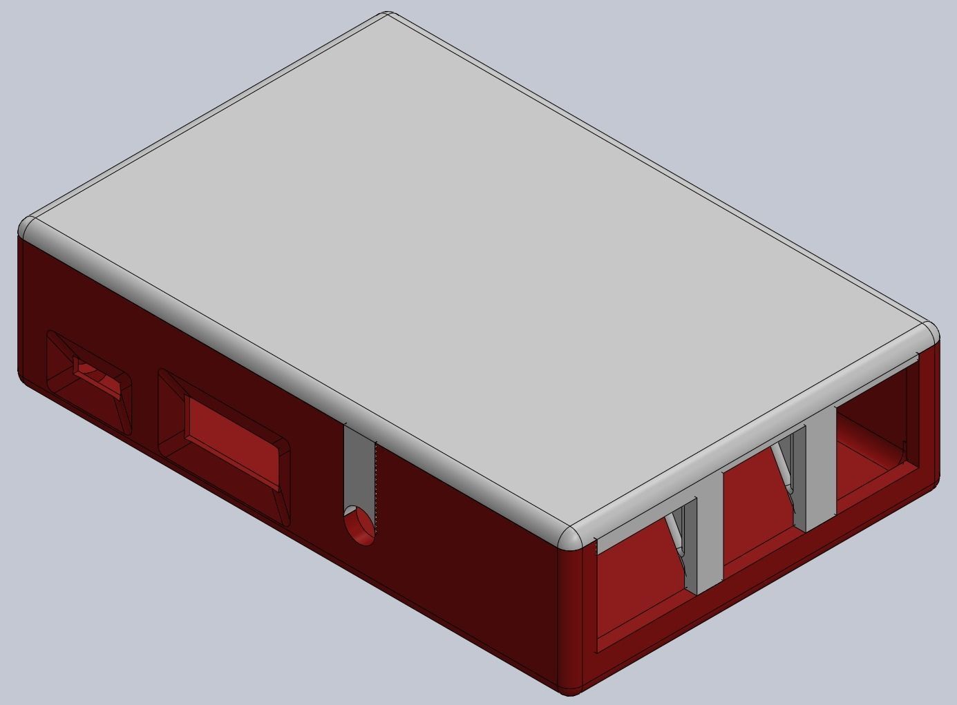 Raspberry pi 3 case 3D model 3D printable | CGTrader