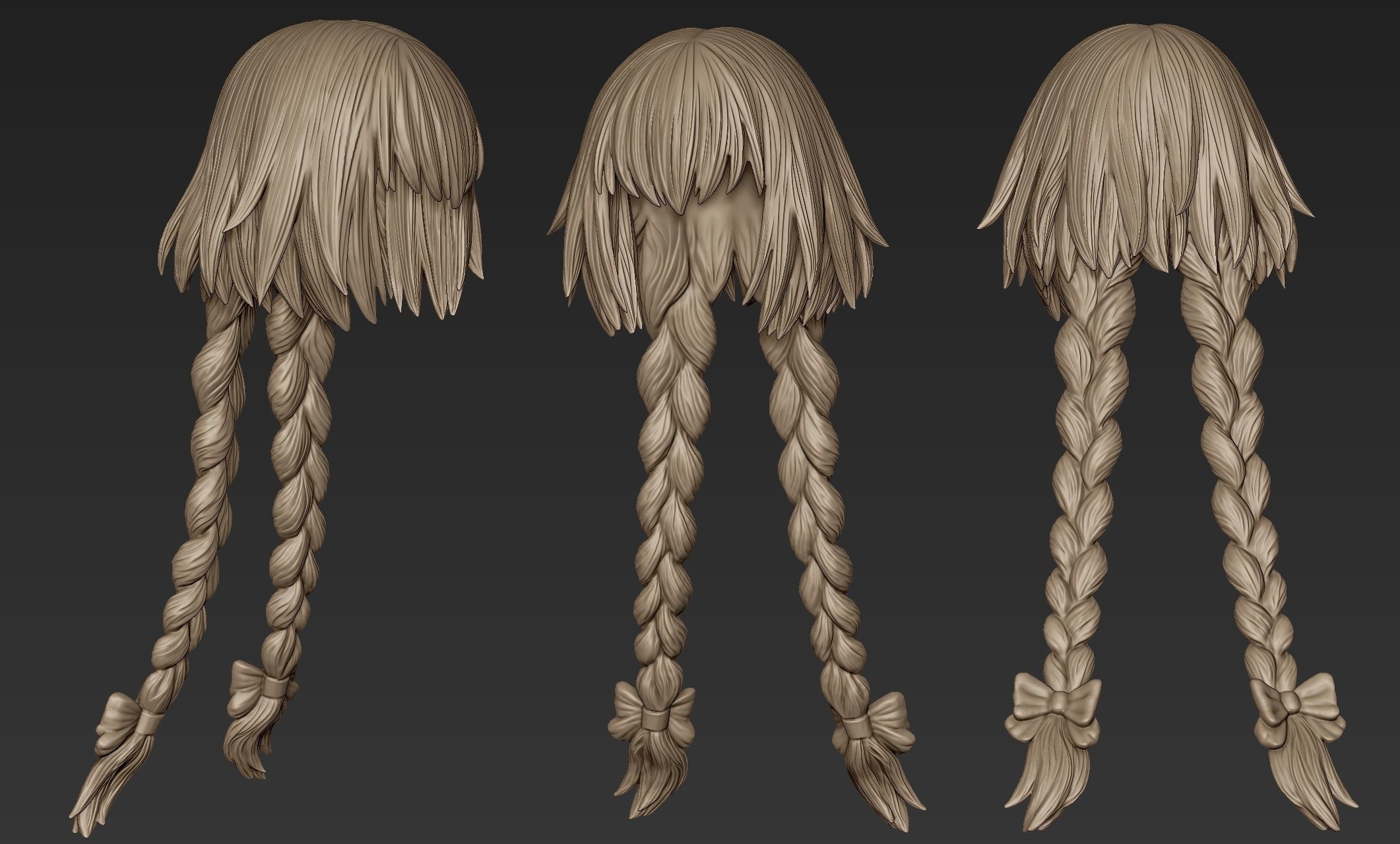 Hair 51 3D model | CGTrader