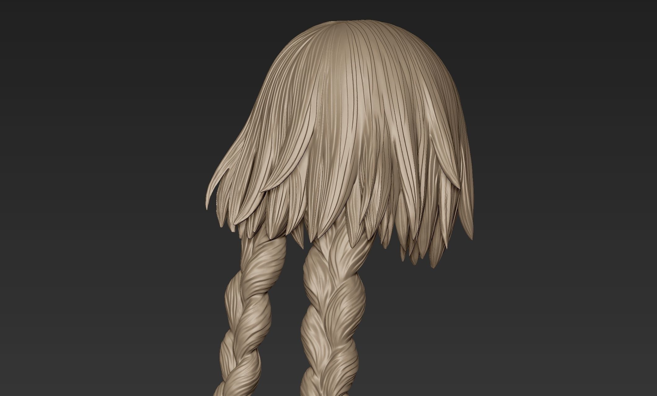 Hair 51 3D model | CGTrader