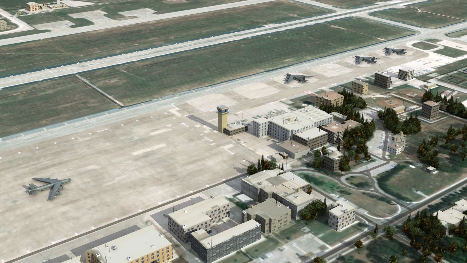 3D model Military Airbase VR / AR / low-poly | CGTrader