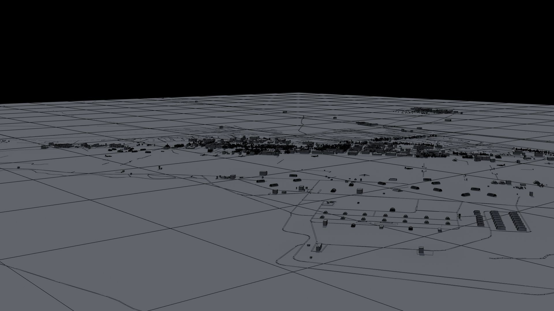 3D model Military Airbase VR / AR / low-poly | CGTrader