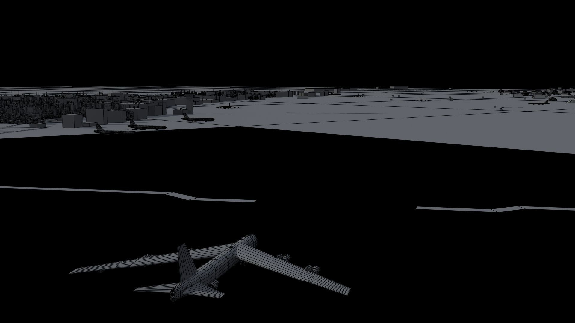 3D model Military Airbase VR / AR / low-poly | CGTrader