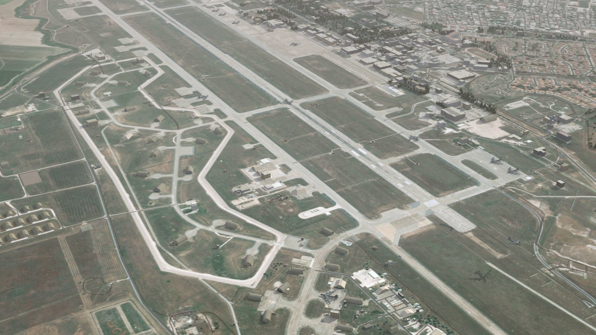 3D model Military Airbase VR / AR / low-poly | CGTrader