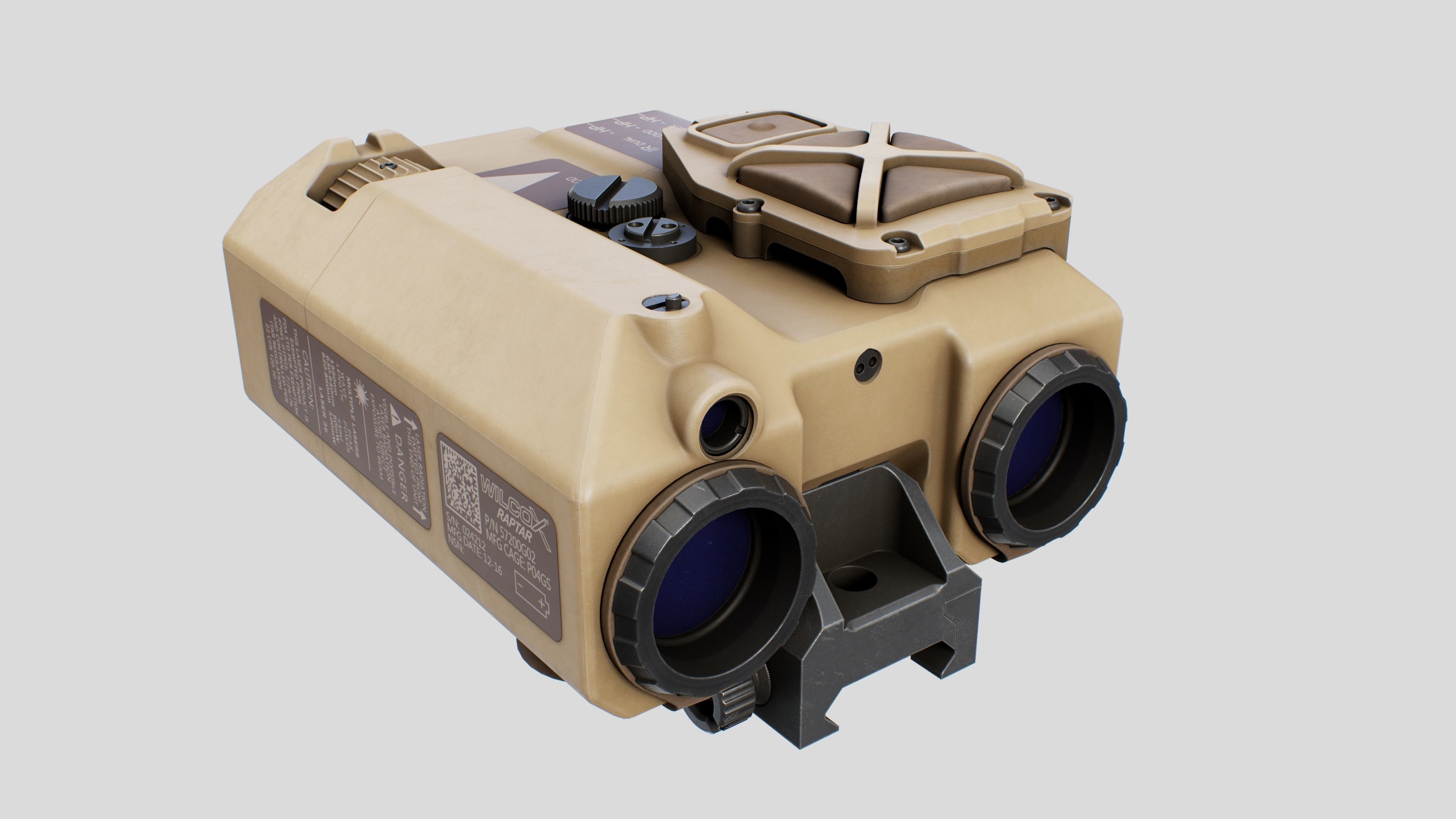 3D model Wilcox Raptar-S Laser Range Finder VR / AR / low-poly rigged ...