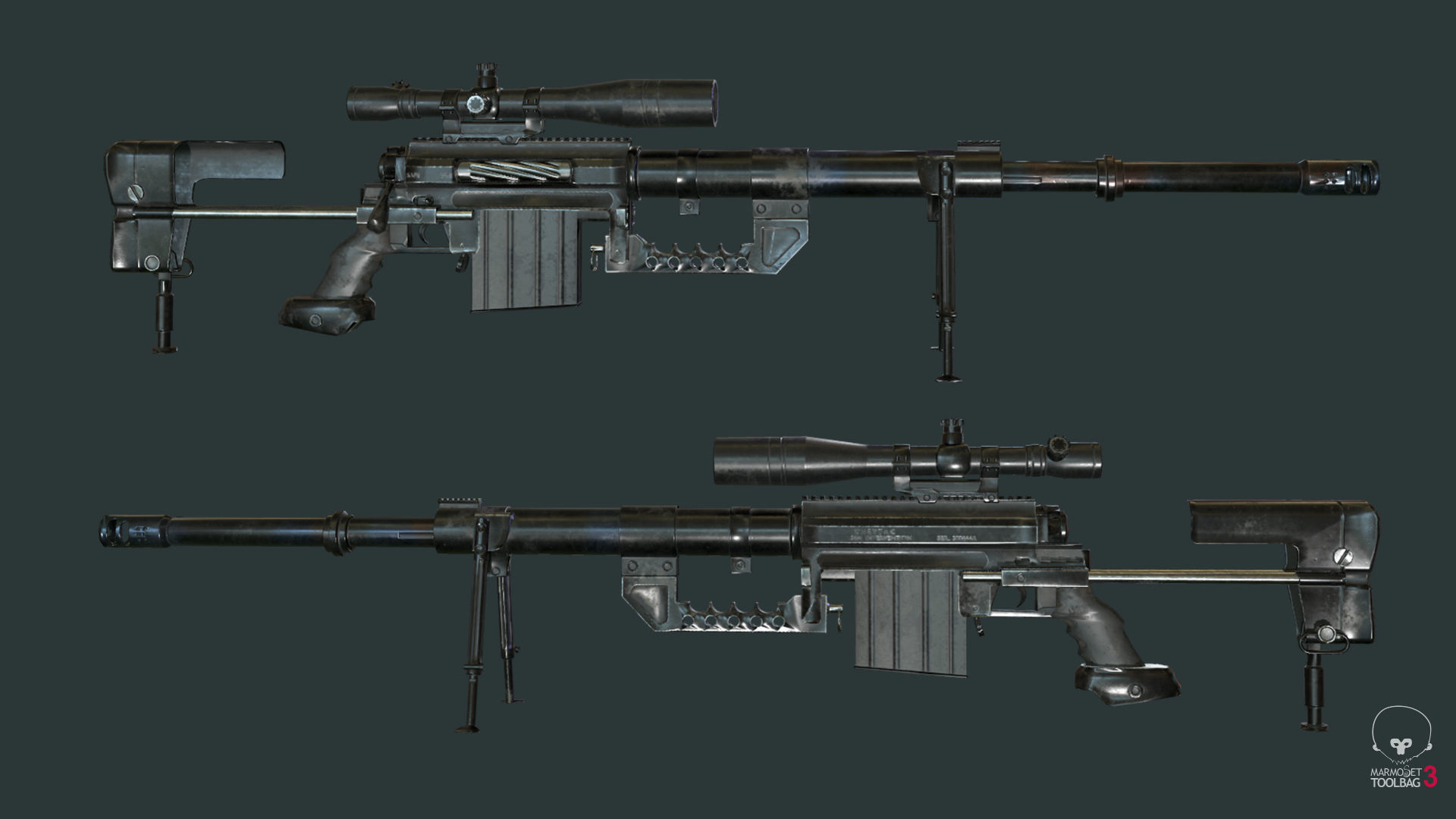 3D model Cheytac M200 VR / AR / low-poly | CGTrader