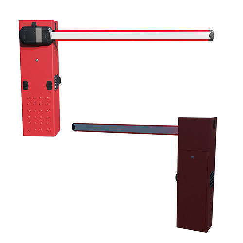 Automatic Traffic Barrier 3D model | CGTrader