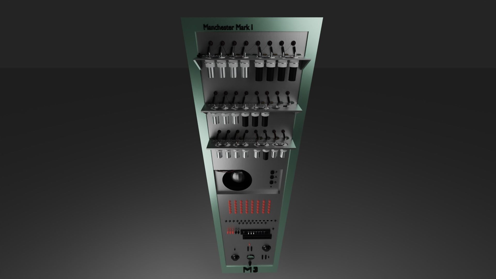 Manchester Mark I free 3D model | CGTrader