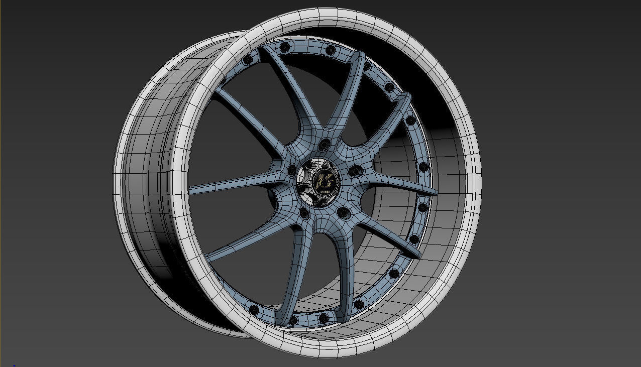 WORK VS-SS Wheel 3D model | CGTrader
