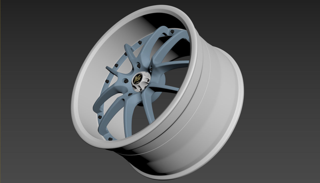WORK VS-SS Wheel 3D model | CGTrader