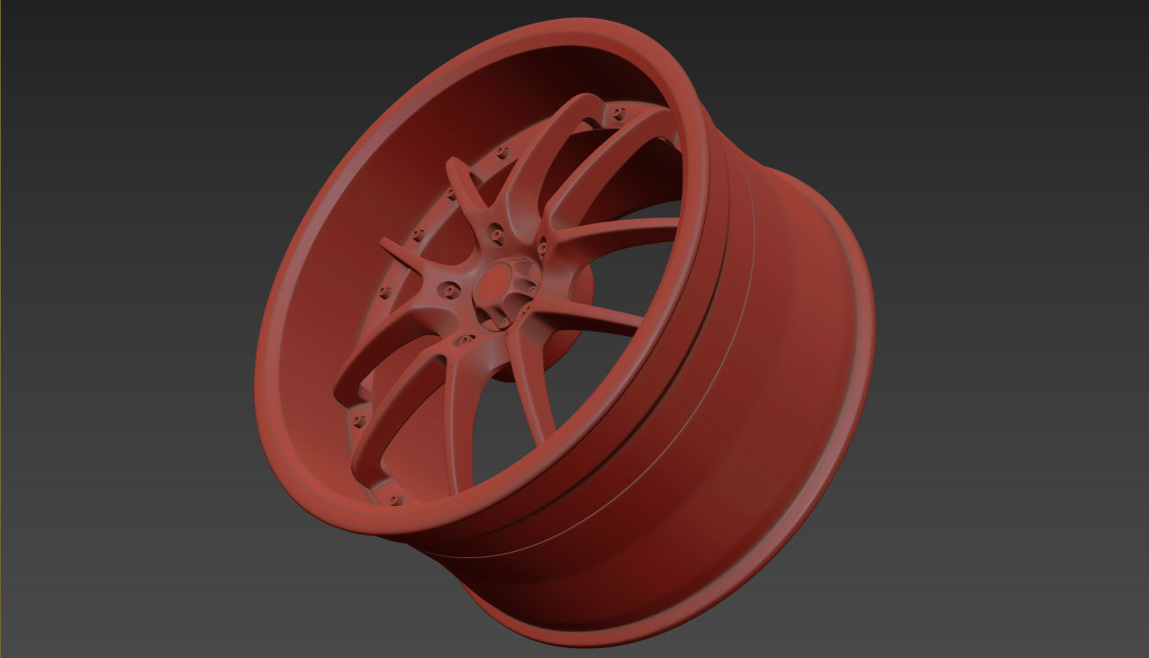 WORK VS-SS Wheel 3D model | CGTrader