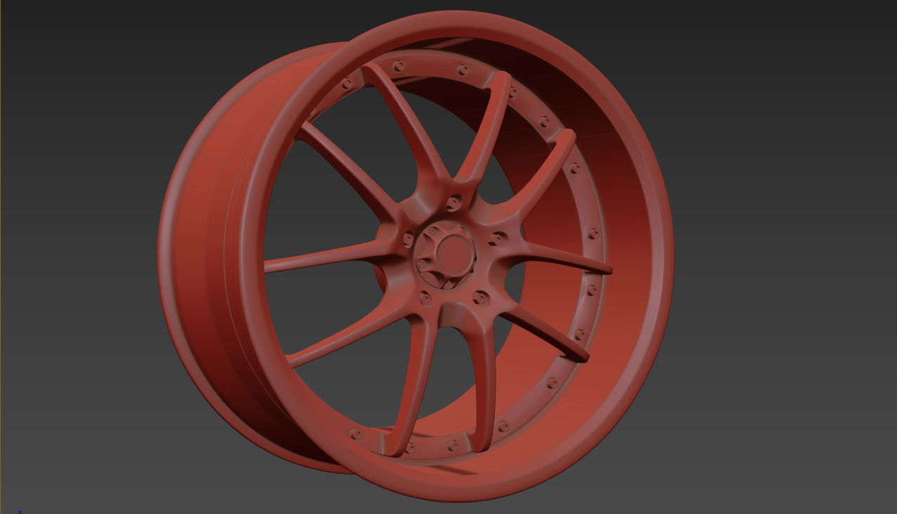 WORK VS-SS Wheel 3D model | CGTrader