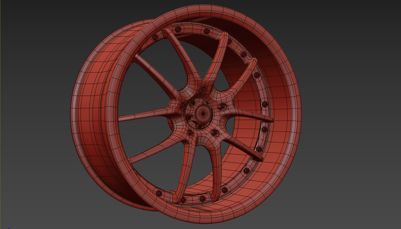 WORK VS-SS Wheel 3D model | CGTrader