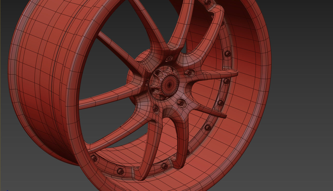 WORK VS-SS Wheel 3D model | CGTrader
