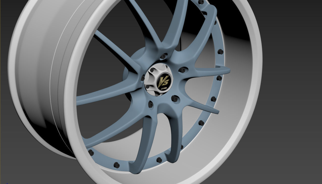 WORK VS-SS Wheel 3D model | CGTrader