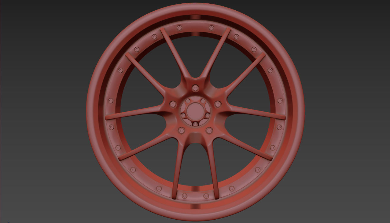 WORK VS-SS Wheel 3D model | CGTrader
