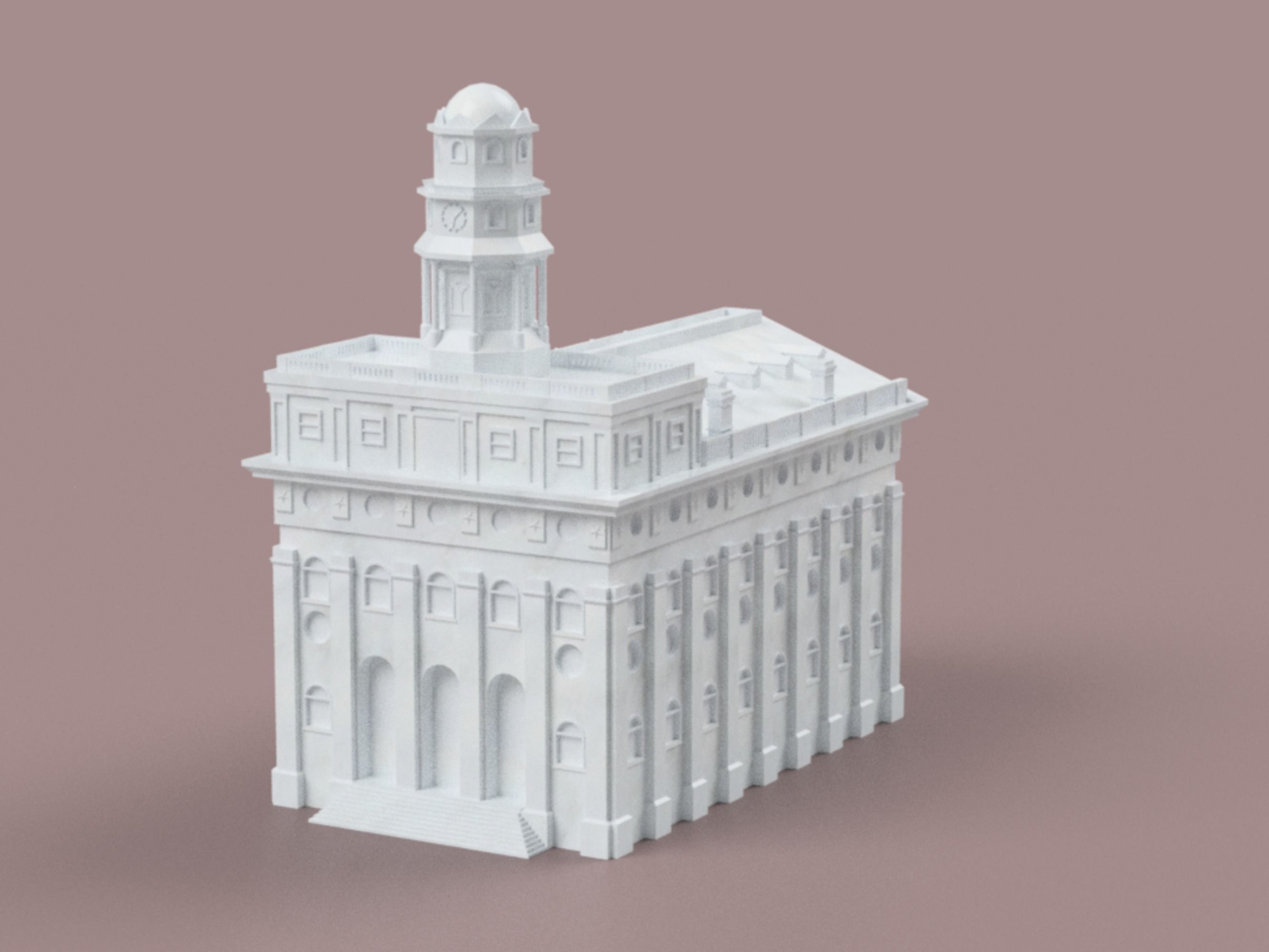 Nauvoo Temple LDS Temple Model for 3D Printing Digital STL File 3D ...