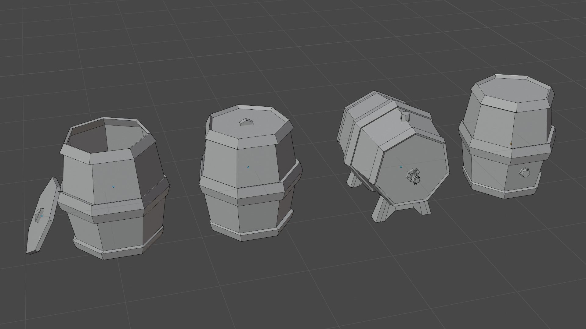 90 Low Poly Models Pack Game Ready free VR / AR / low-poly 3D model ...