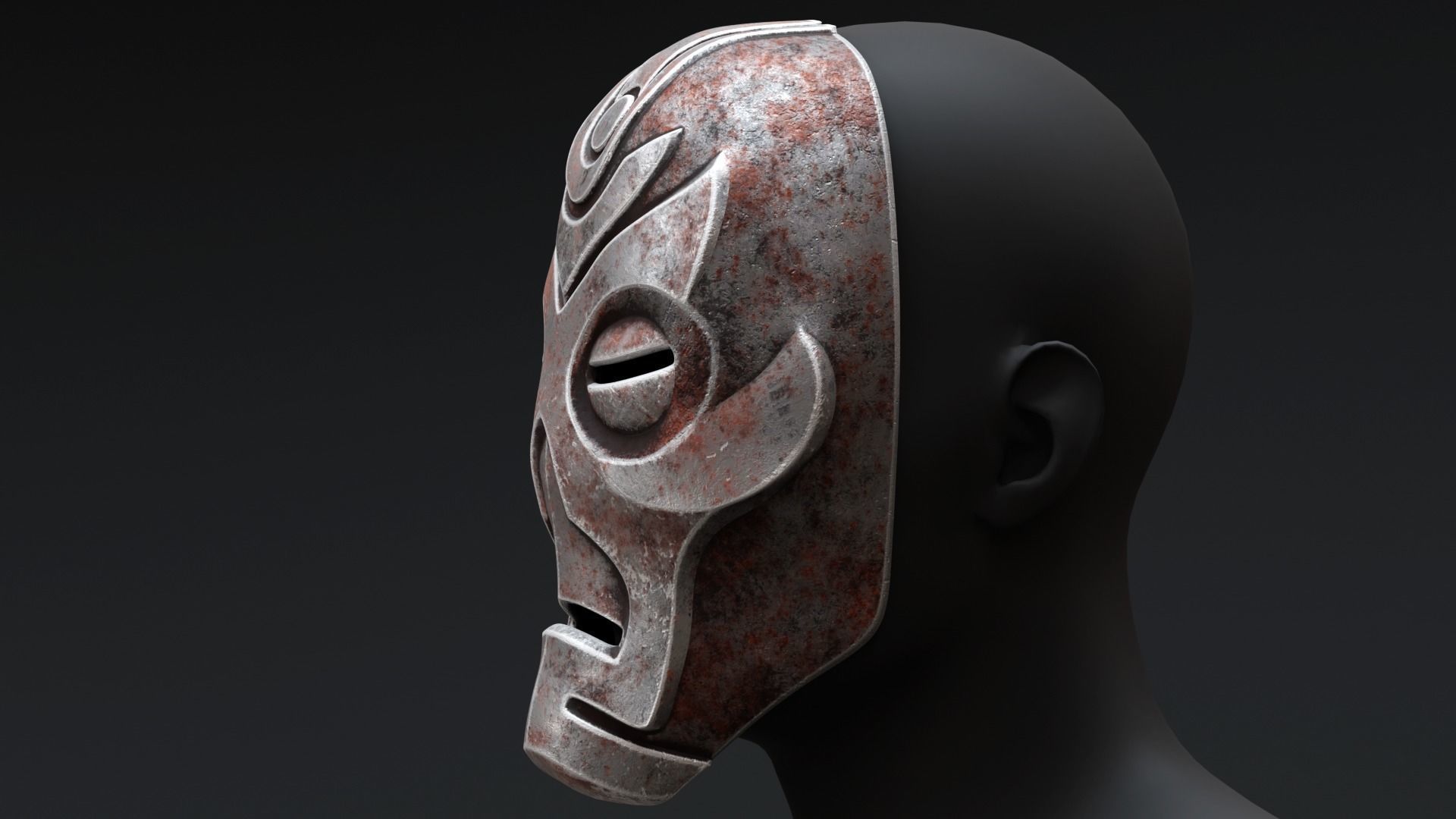 Skyrim Dragon Priest Mask - Hevnoraak 3D model | CGTrader