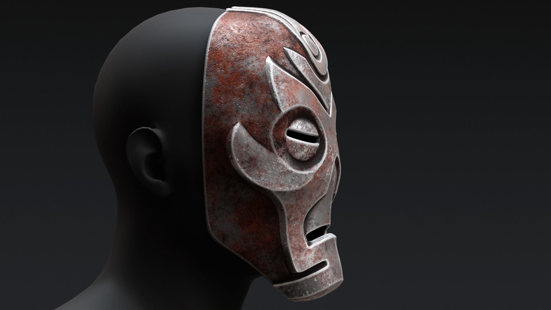 Skyrim Dragon Priest Mask - Hevnoraak 3D model | CGTrader