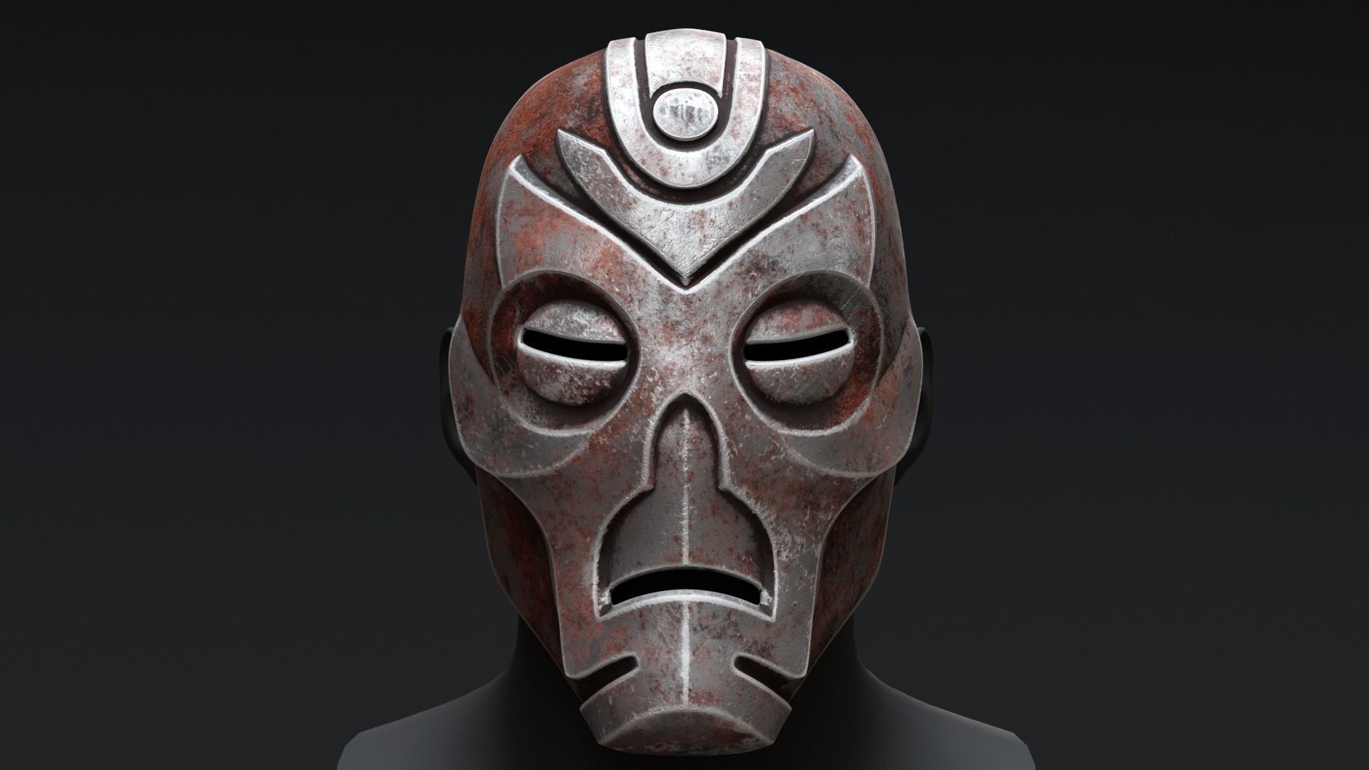 Skyrim Dragon Priest Mask - Hevnoraak 3D model | CGTrader
