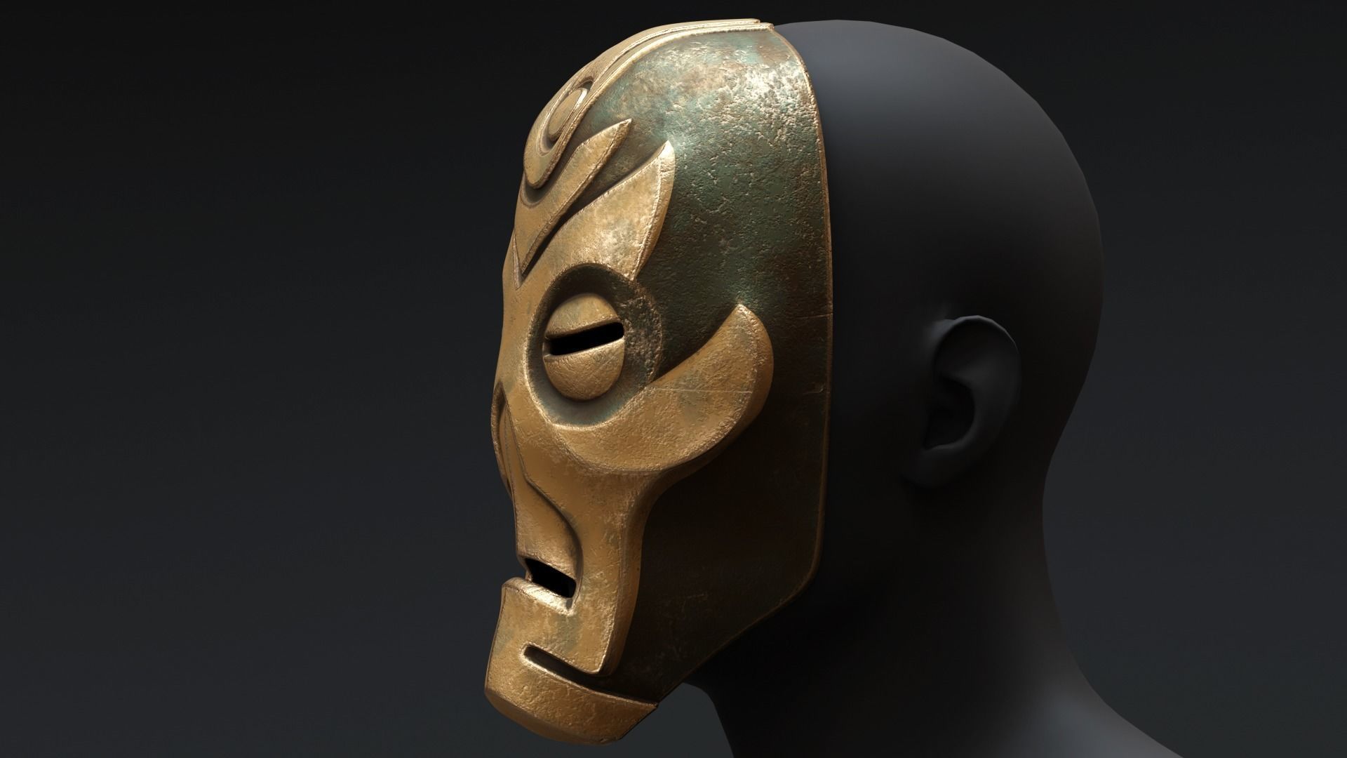 Skyrim Dragon Priest Mask - Krosis 3D model | CGTrader