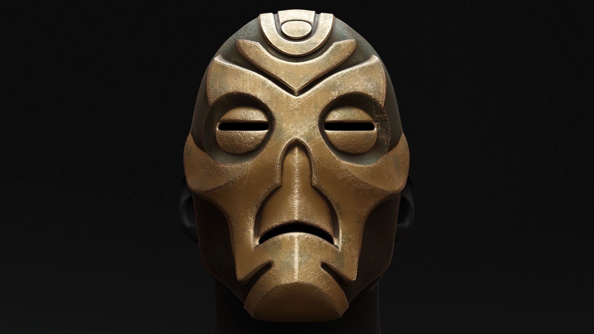 Skyrim Dragon Priest Mask - Krosis 3D model | CGTrader