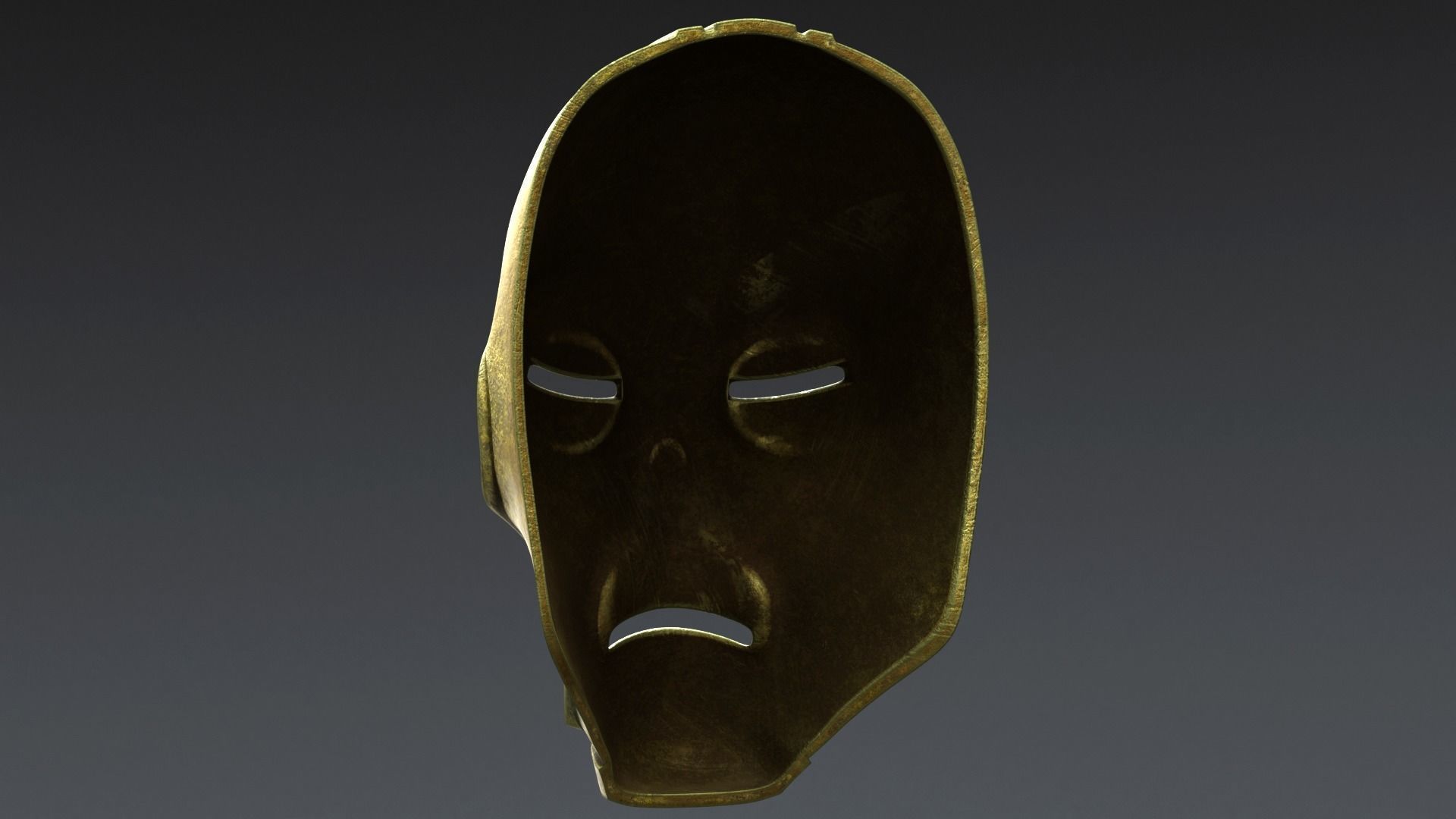 Skyrim Dragon Priest Mask - Otar 3D model | CGTrader