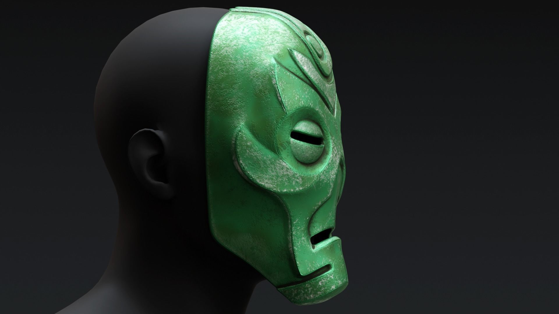 Skyrim Dragon Priest Mask - Rahgot 3D model | CGTrader