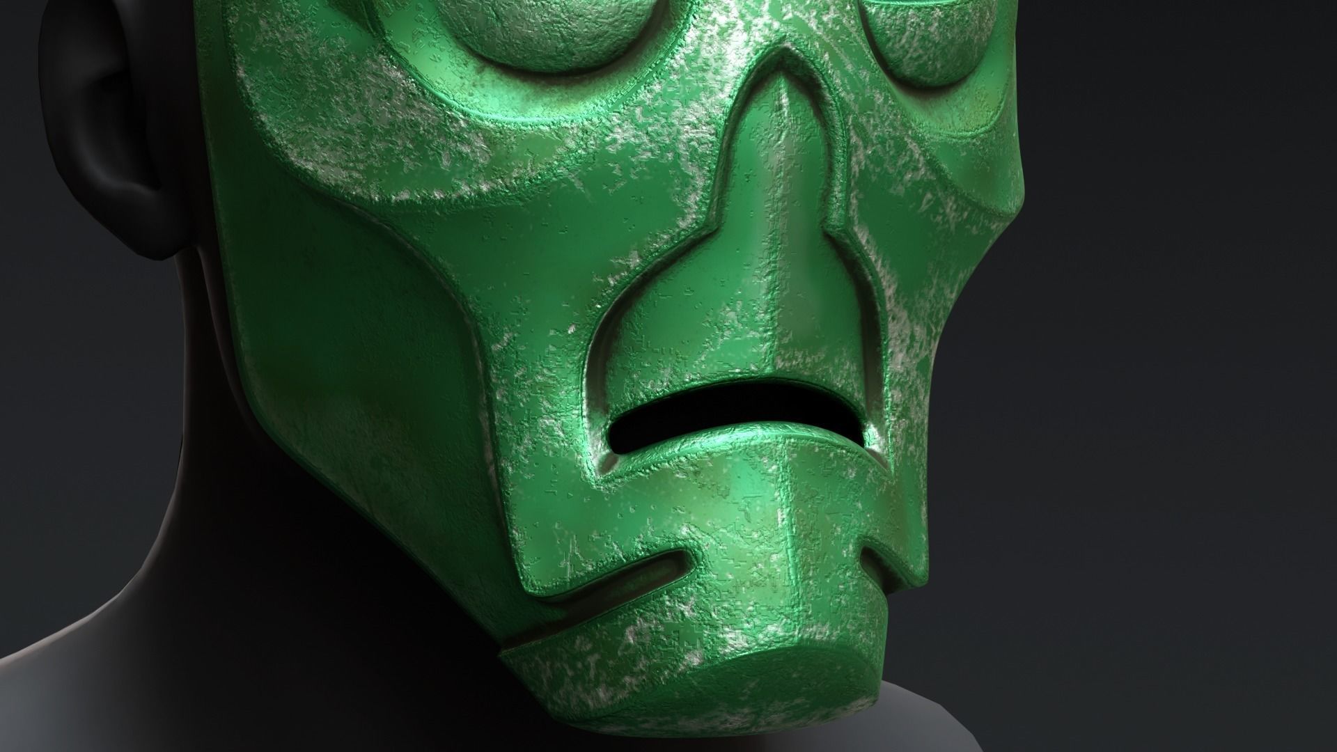 Skyrim Dragon Priest Mask - Rahgot 3D model | CGTrader
