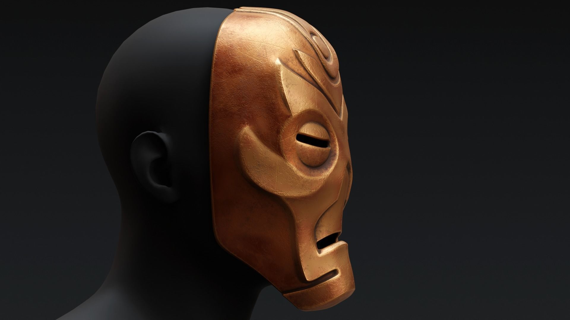 Skyrim Dragon Priest Mask - Volsung 3D model | CGTrader
