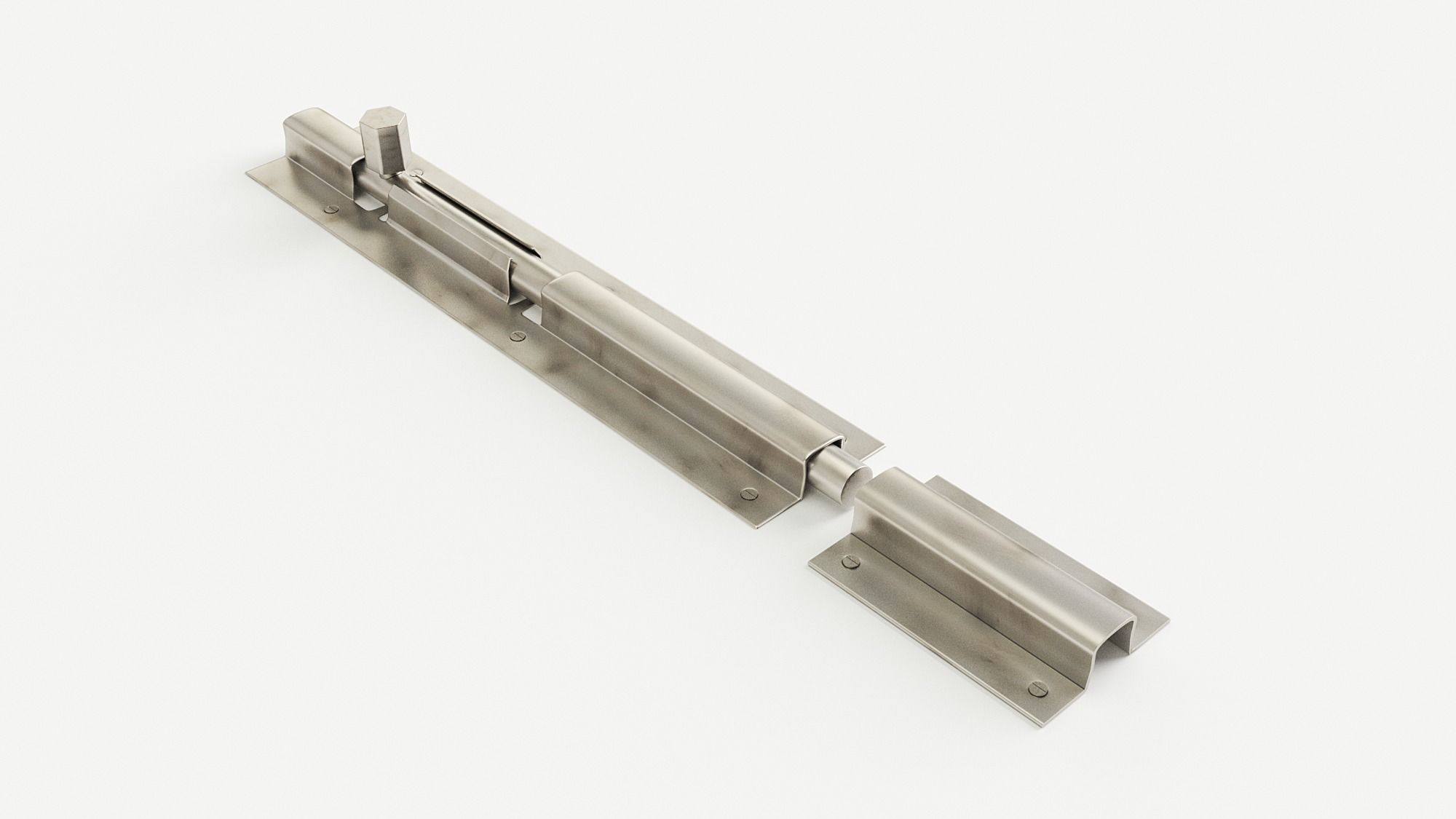 Flush Tower Bolt 3D model | CGTrader