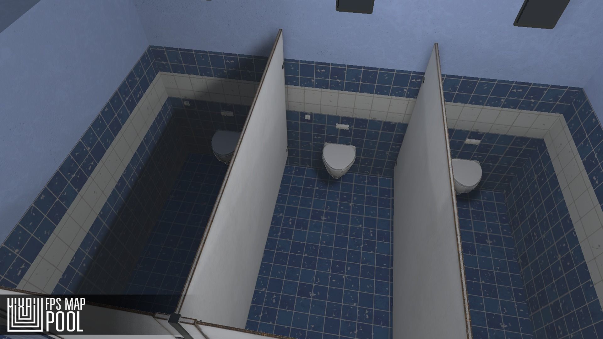 3D model FPS map - pool VR / AR / low-poly | CGTrader