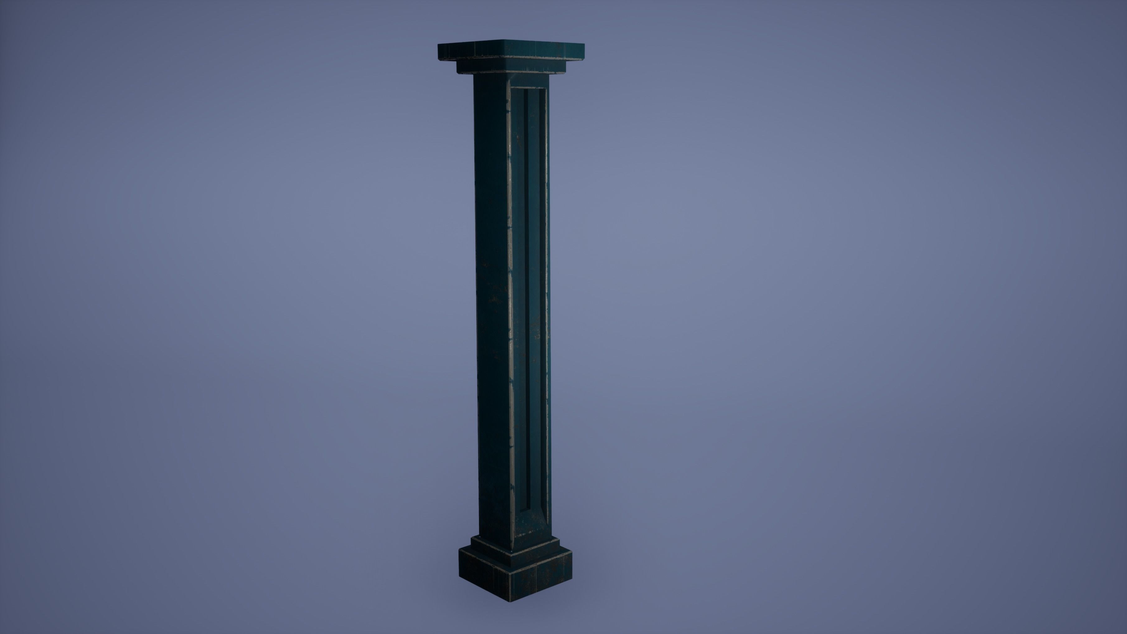 3D model Metro Column Low Poly Game Ready VR / AR / low-poly | CGTrader
