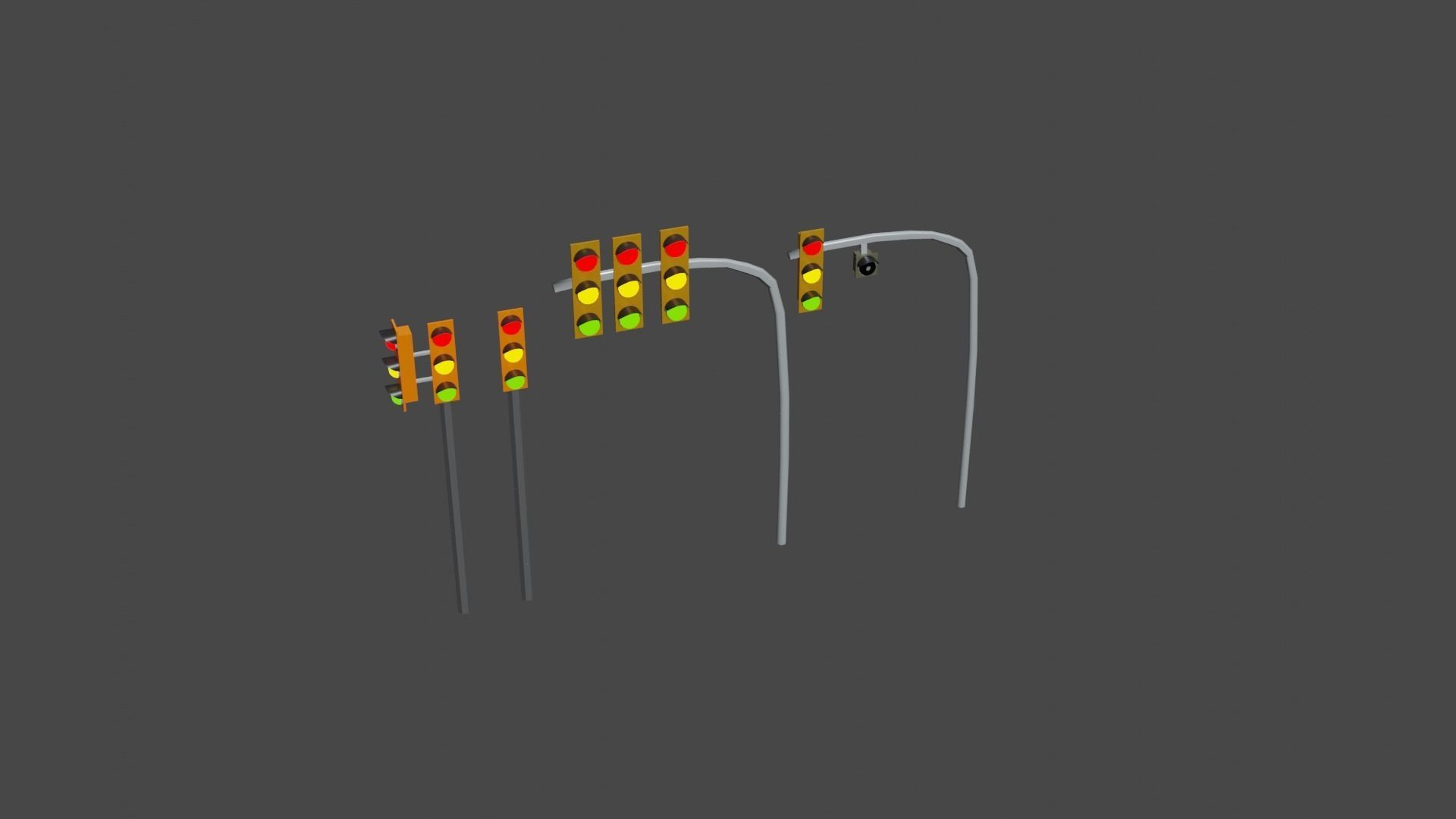 3D model Road Assets Pack VR / AR / low-poly | CGTrader