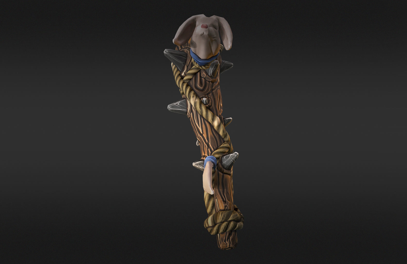 3D model Stylized Weapon Bat Low-Poly 3D Model VR / AR / low-poly ...