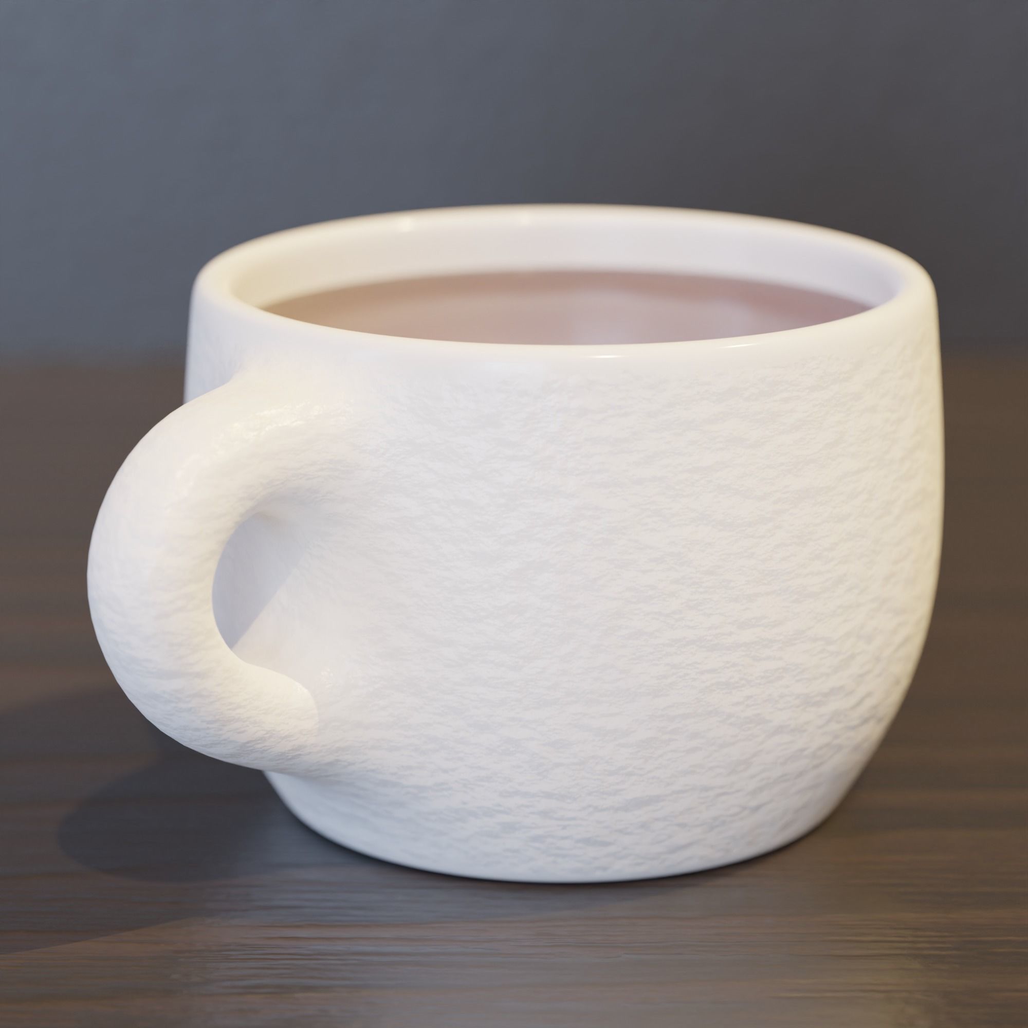Simple modern ceramic cup free 3D model | CGTrader