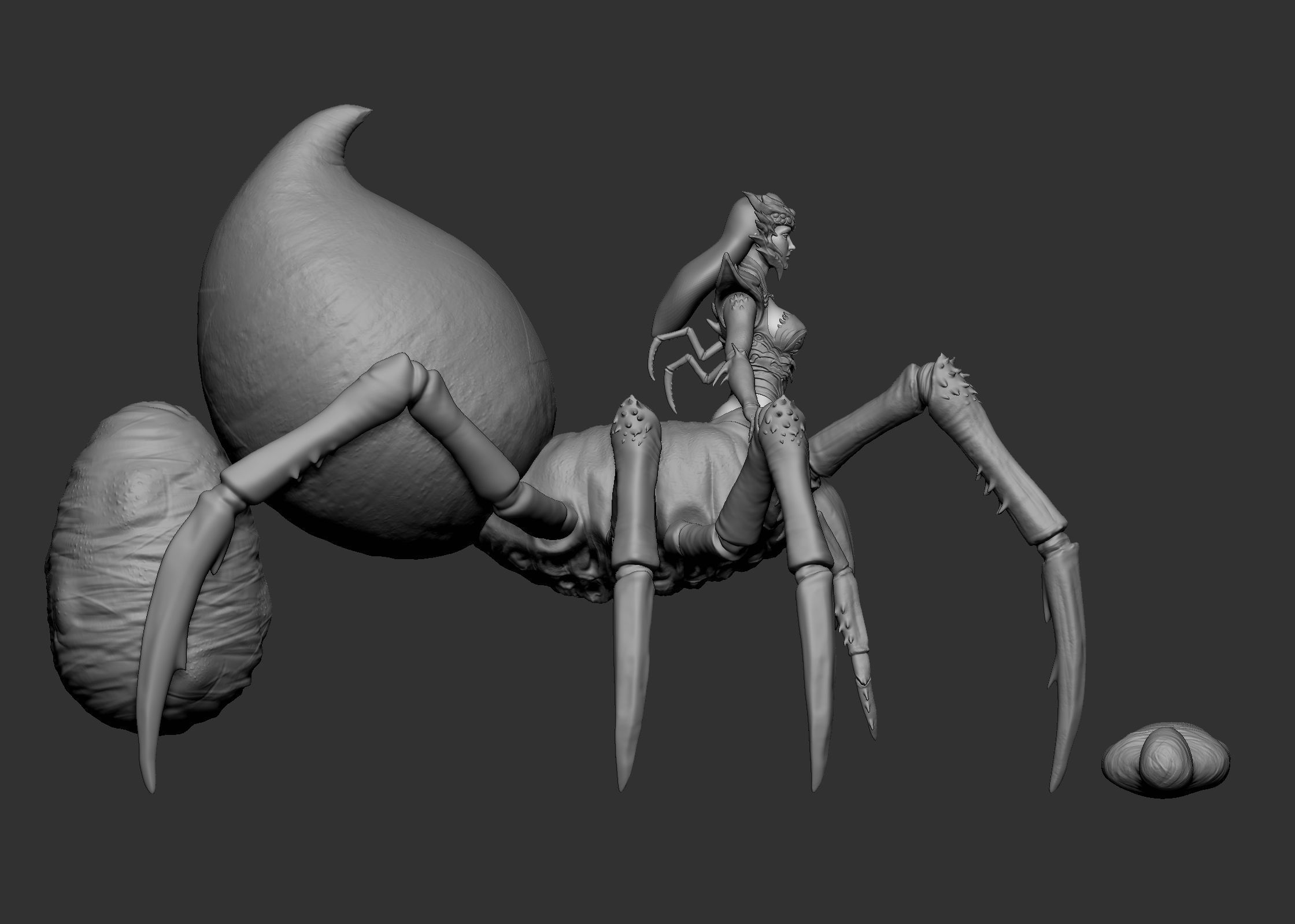 Spider Queen Monsters 3D model | CGTrader