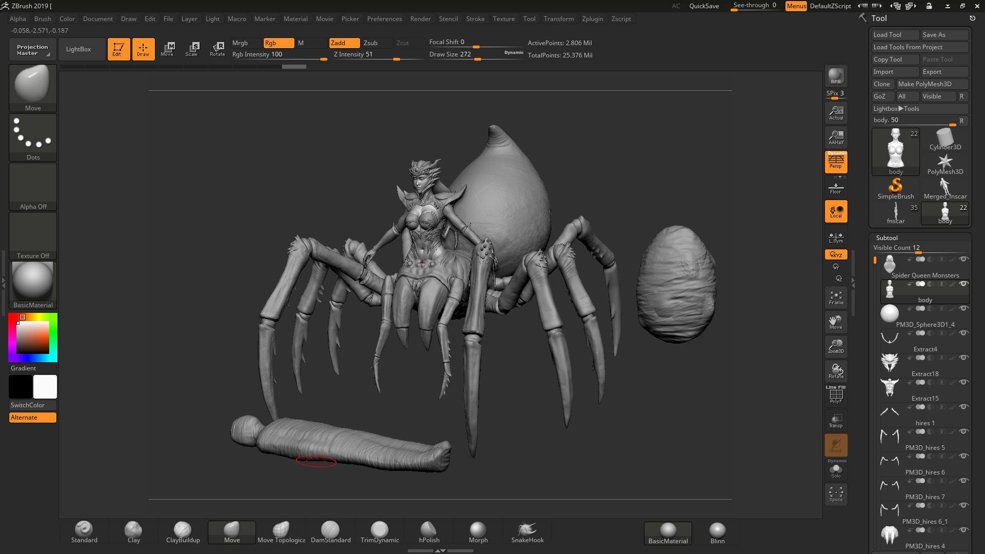 Spider Queen Monsters 3D model | CGTrader